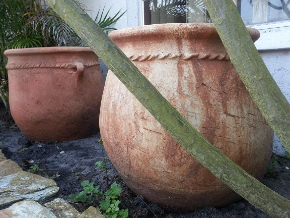 Rustic Moroccan clay flower pot – Justmorocco