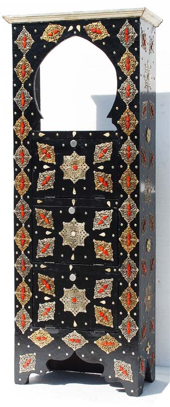 Moroccan camel bone bookshelf – Justmorocco