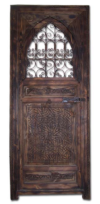 Filigree carved door – Justmorocco